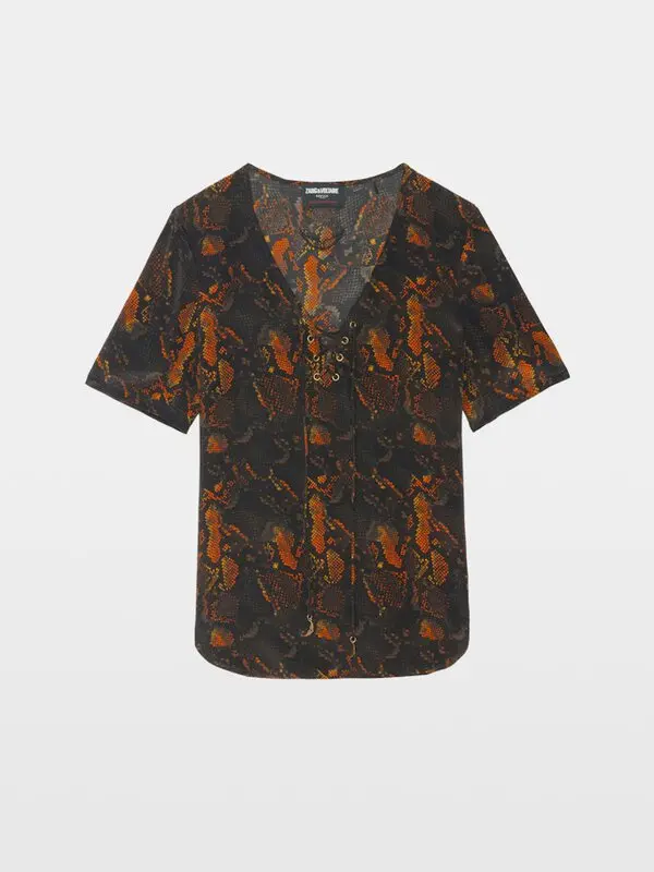 Zadig&Voltaire Terzo Silk Top - Black