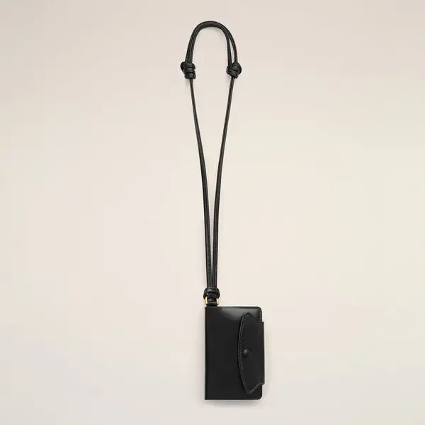 AMI Paris Mimi Cow Leather Notebook Holder