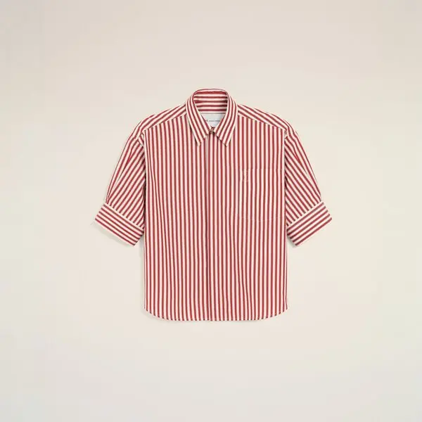 AMI Paris Striped Cotton Shirt