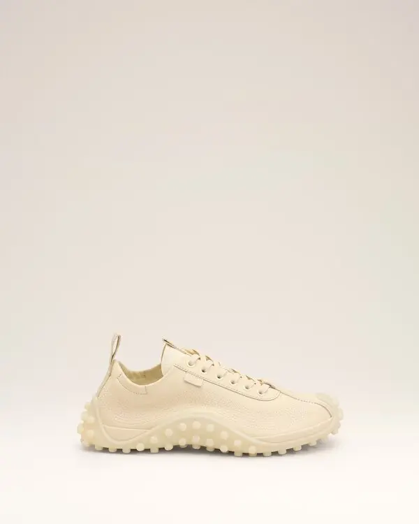AMI Paris White Cow Leather Mirage Sneakers White