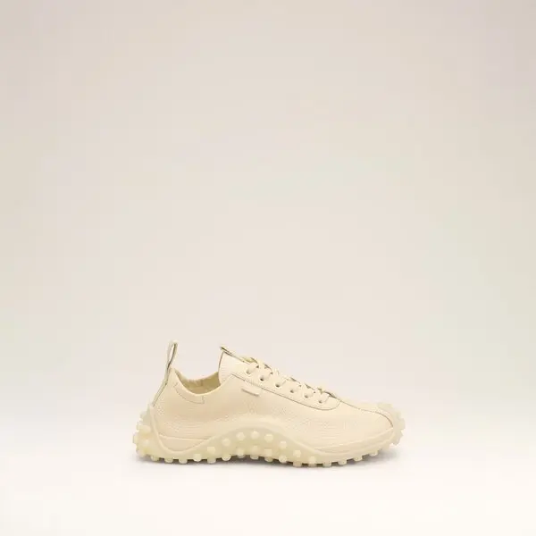 AMI Paris White Cow Leather Mirage Sneakers White