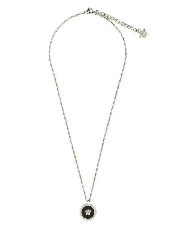 Versace Medusa Pendant Necklace - Silver