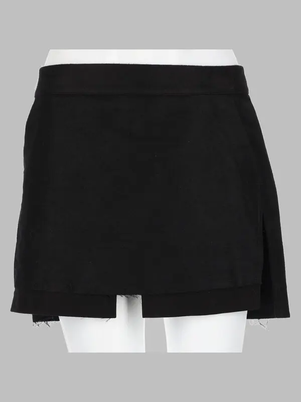 Rick Owens Fog Cutoff Mini Skirt