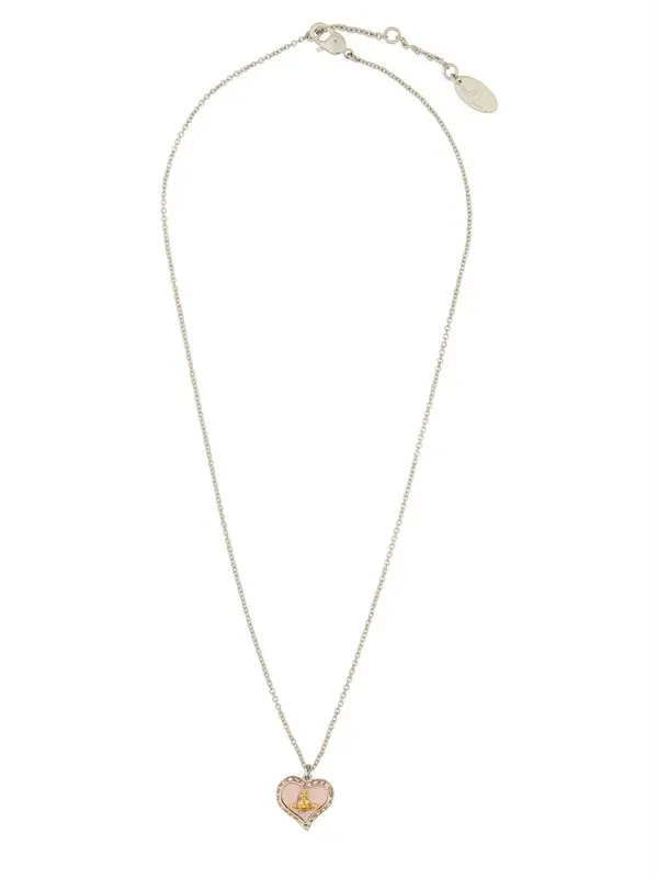 VIVIENNE WESTWOOD Petra Heart Pendant Necklace