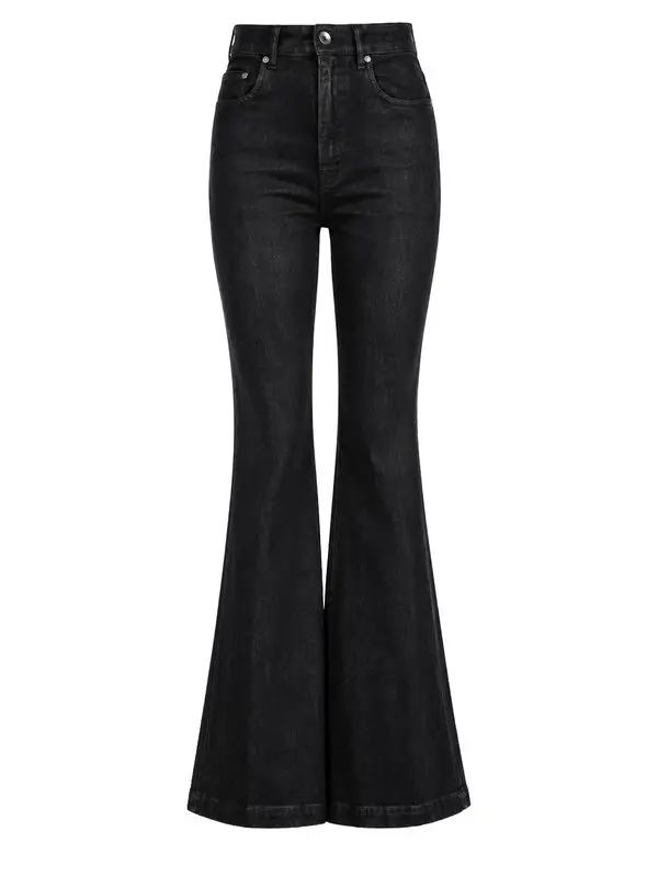 Rick Owens Jeans "bolan Bootcut - Black