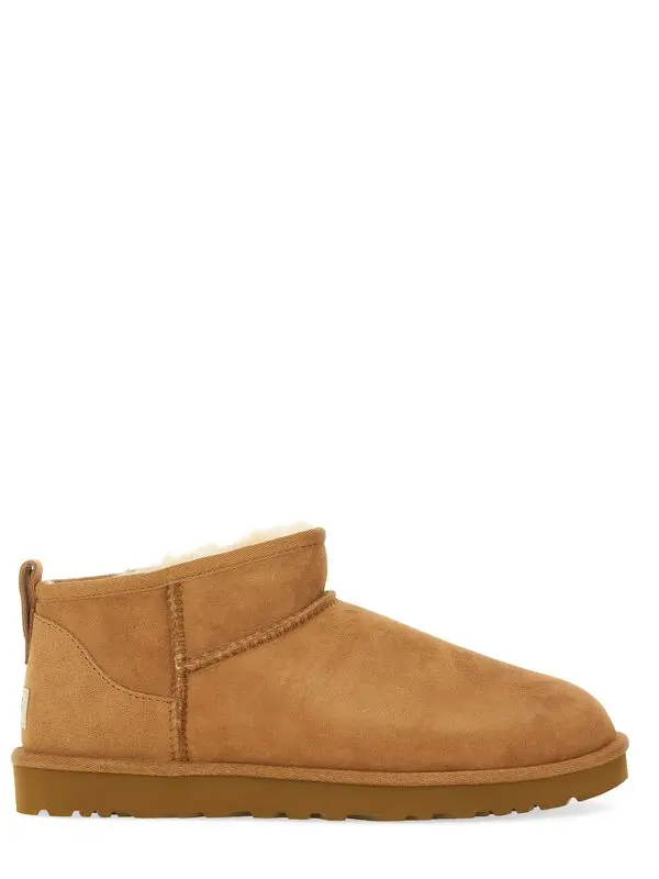 UGG Classic Ultra Mini" Ankle Boots - Brown