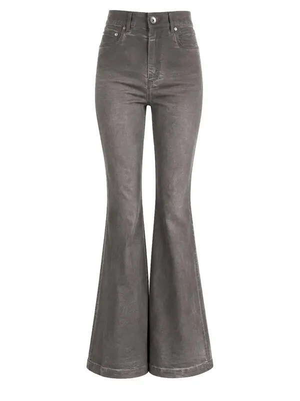 Rick Owens Jeans "bolan Bootcut - Charcoal