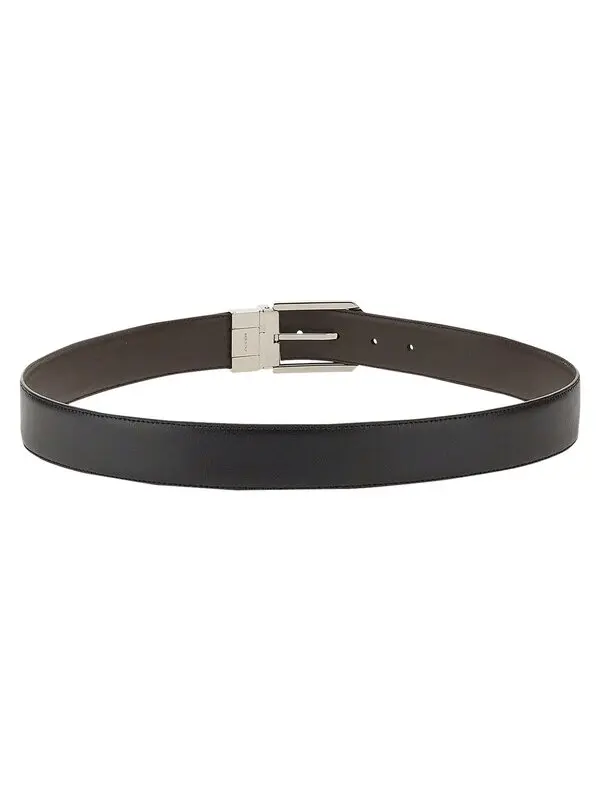Zegna Palladio Reversible Leather Belt
