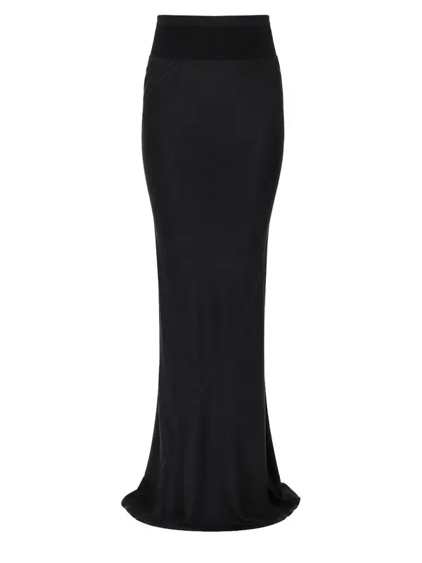 Rick Owens Slim Long Skirt