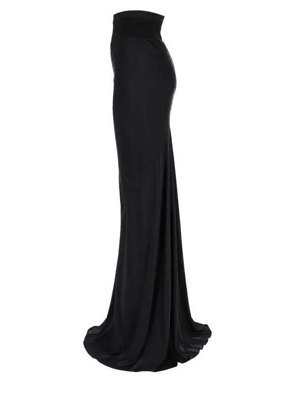 Rick Owens Slim Long Skirt