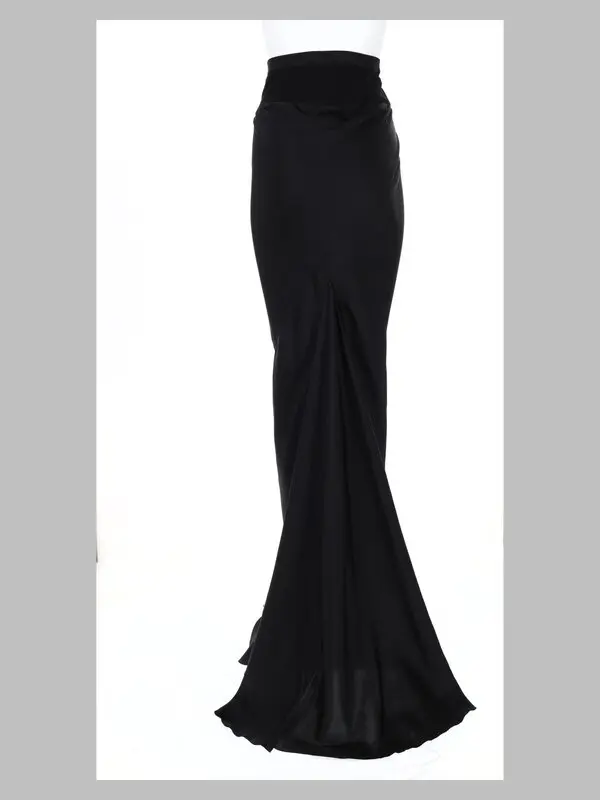Rick Owens Slim Long Skirt