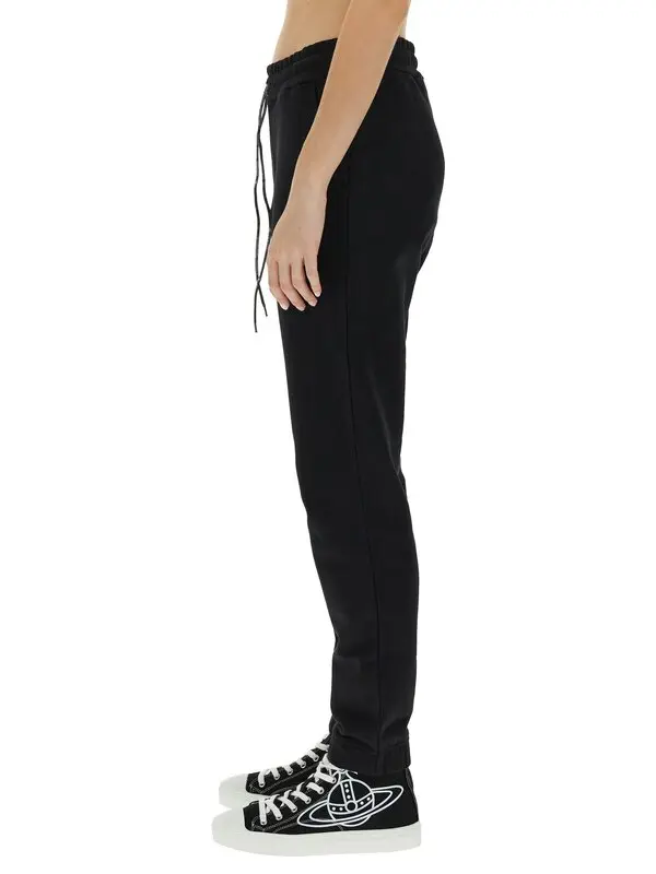 VIVIENNE WESTWOOD Jogging Pants With Spray Print Orb