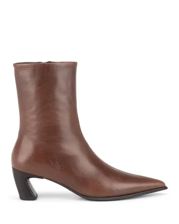 VAGABOND SHOEMAKERS Ilona Leather Ankle Boots - Chestnut