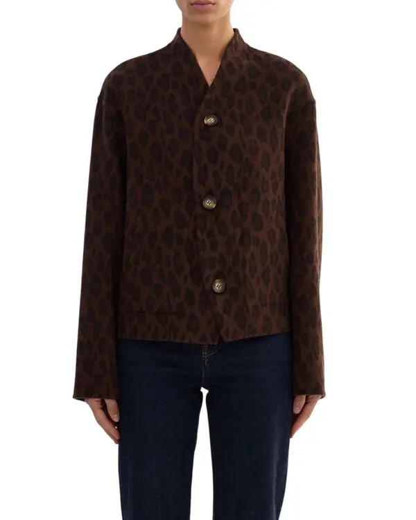 LAMARQUE Hania Stand Collar Reversible Jacket
