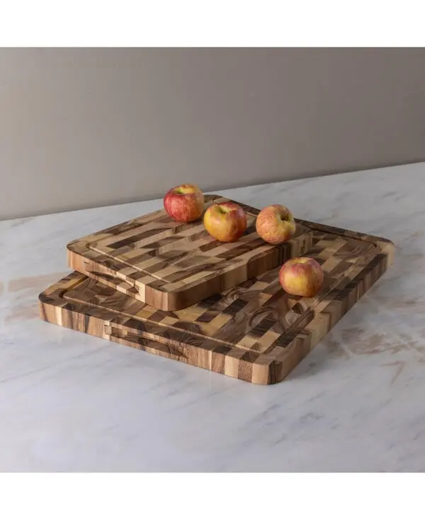 BE HOME Acacia End Grain Rectangular Cutting Board