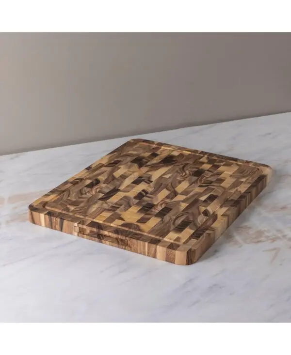 BE HOME Acacia End Grain Rectangular Cutting Board