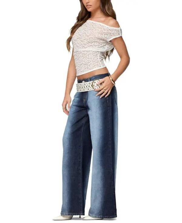 EDIKTED Ema Low Rise Baggy Jeans