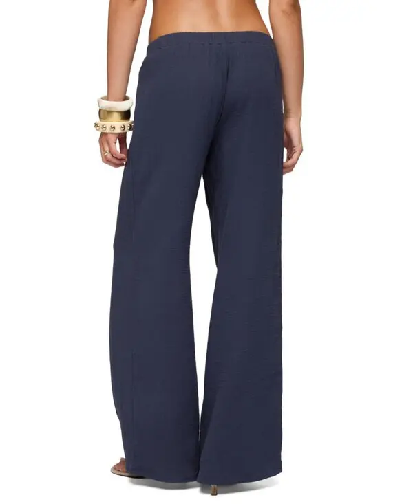 EDIKTED Viktoria Wide Leg Gauze Pants