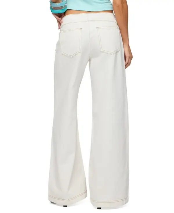EDIKTED Kianni Low Rise Wide Leg Jeans