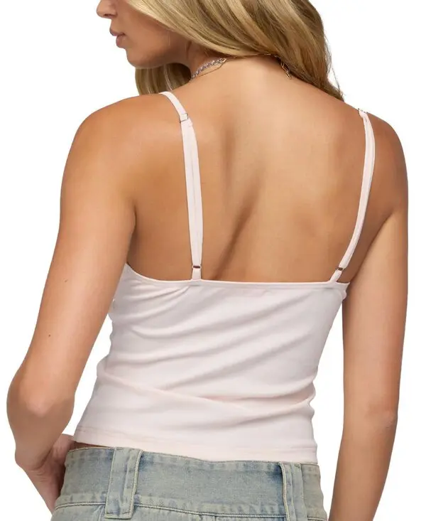 EDIKTED Arwen Lacey Beaded Tank Top