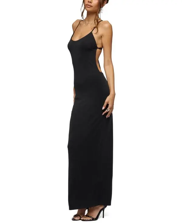 EDIKTED Zhuri Ring Backless Maxi Dress