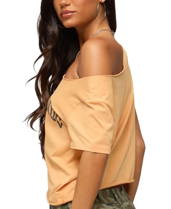 EDIKTED Netherlands Off Shoulder T Shirt
