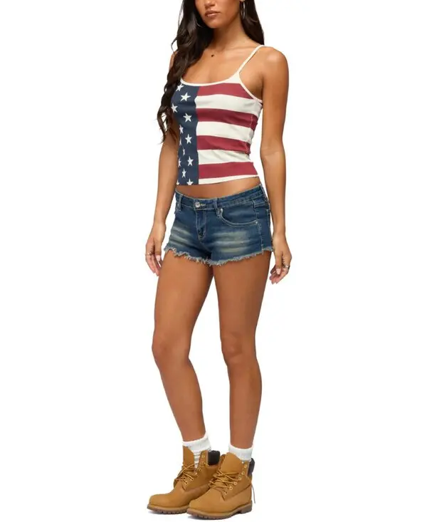 EDIKTED Usa Lover Tank Top