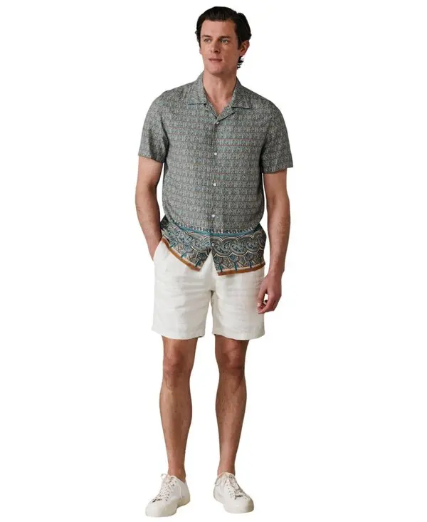 Aubin Belmont Printed Shirt - Tile Print
