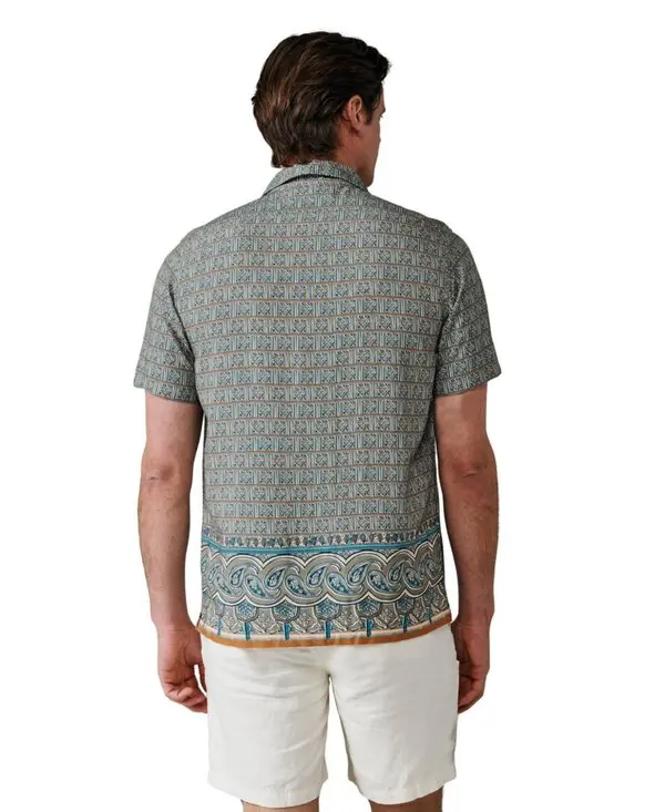 Aubin Belmont Printed Shirt - Tile Print