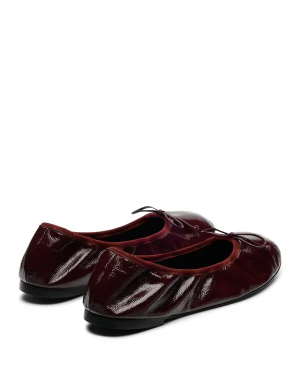 STUART WEITZMAN Nia Ballet Flats - Boysenberry