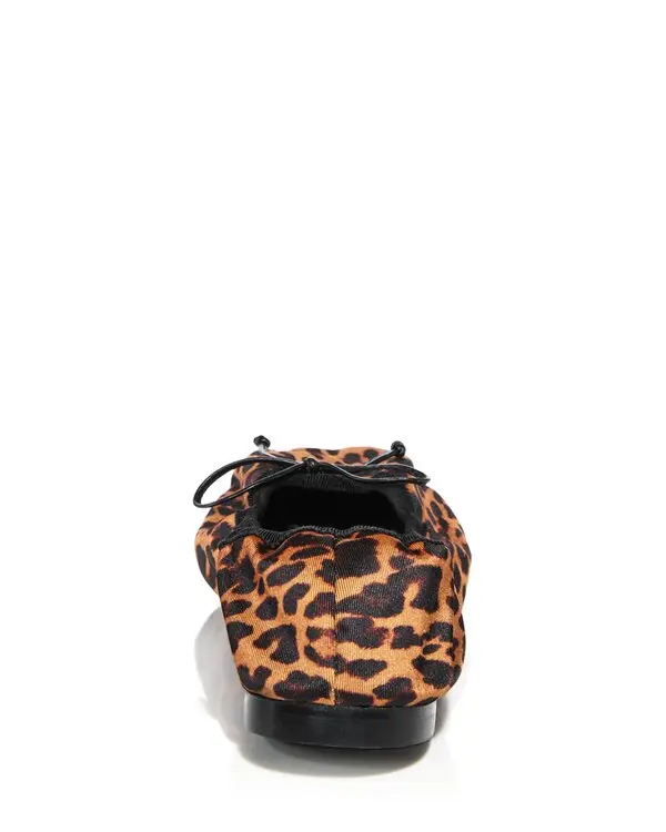 STUART WEITZMAN Nia Leopard Print Ballet Flats