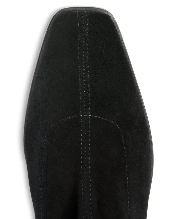 STUART WEITZMAN Staci Stretch Suede Ankle Boots