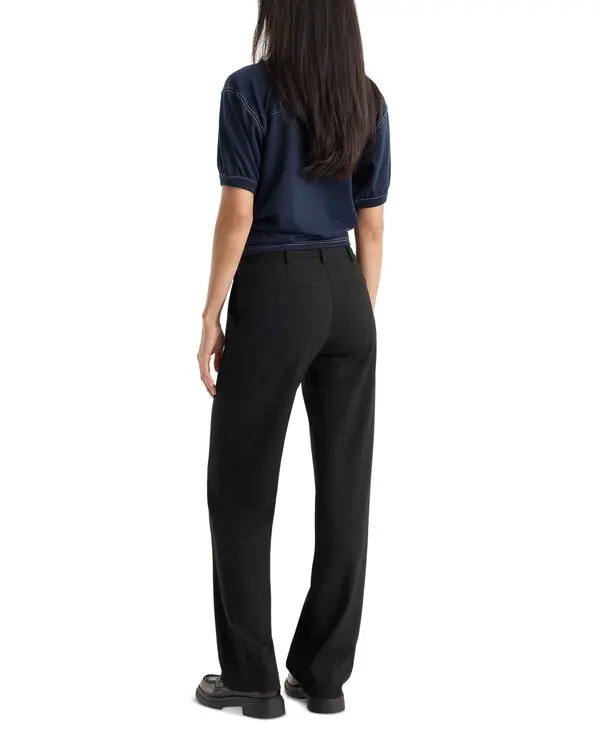 Good American Low Rise Straight Leg Pants