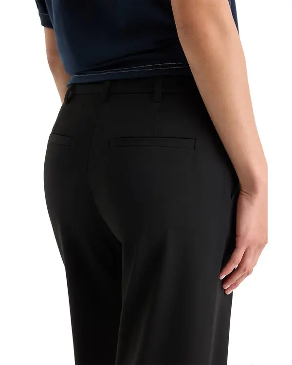 Good American Low Rise Straight Leg Pants