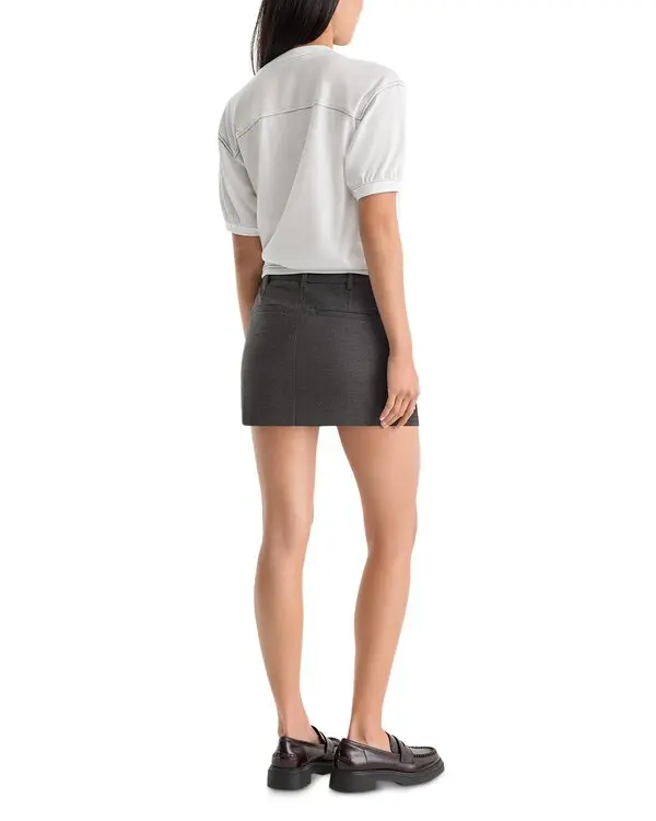 Good American The Trouser Mini Skirt