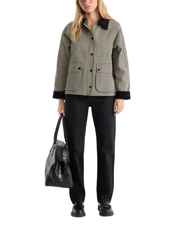 Good American The Heritage Gingham Jacket