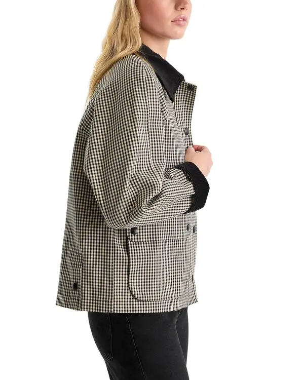 Good American The Heritage Gingham Jacket