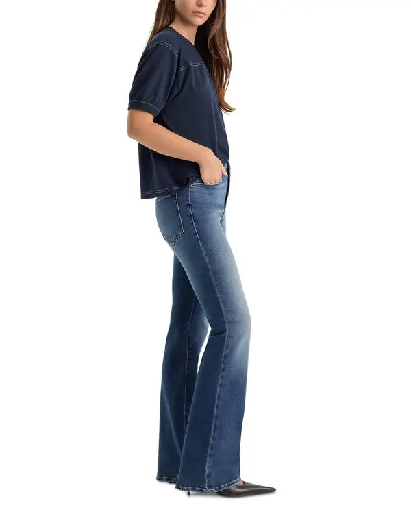 Good American Good Classic High Rise Bootcut Jeans In Indigo1327b
