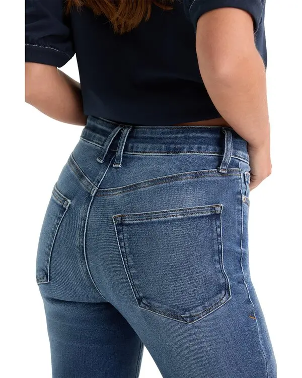 Good American Good Classic High Rise Bootcut Jeans In Indigo1327b