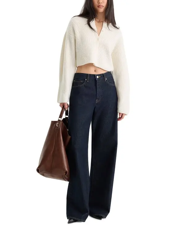 Good American The Chunky Knit Cardigan