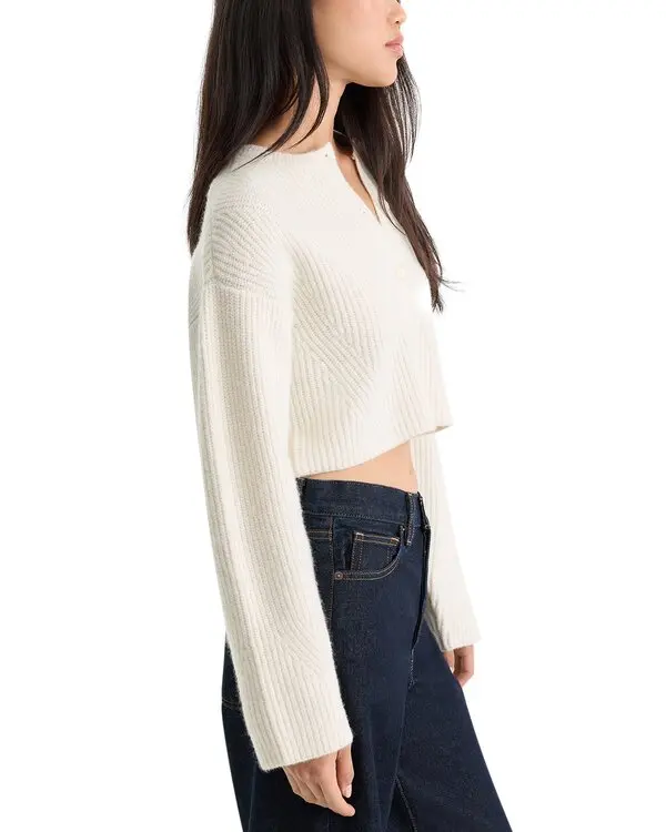 Good American The Chunky Knit Cardigan