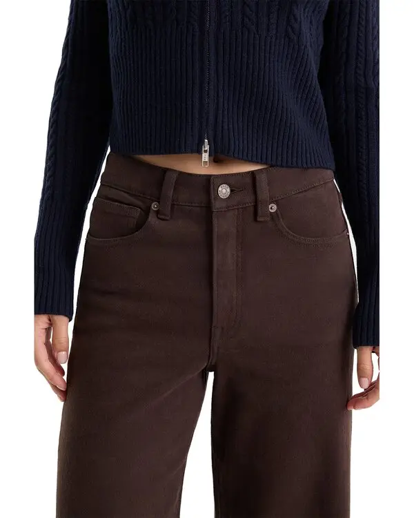 Good American Good Waist Palazzo Ankle Jeans