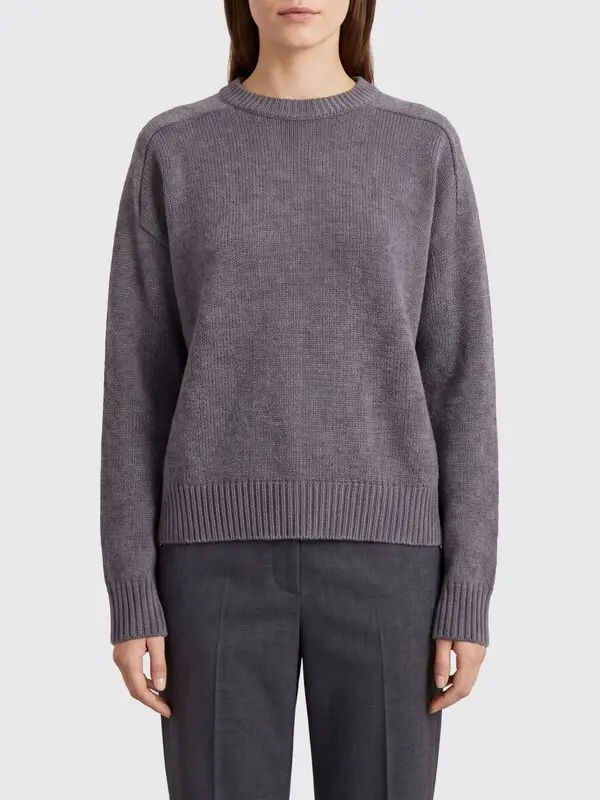 Loulou De Saison Wool And Cashmere Turtleneck Jumper With Ribbed Trims - Brown