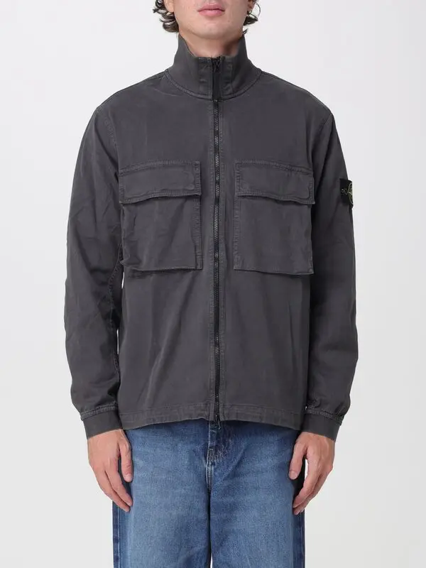 Stone Island Embroidered Shirt Jacket