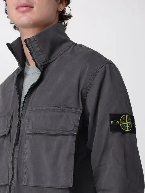 Stone Island Embroidered Shirt Jacket