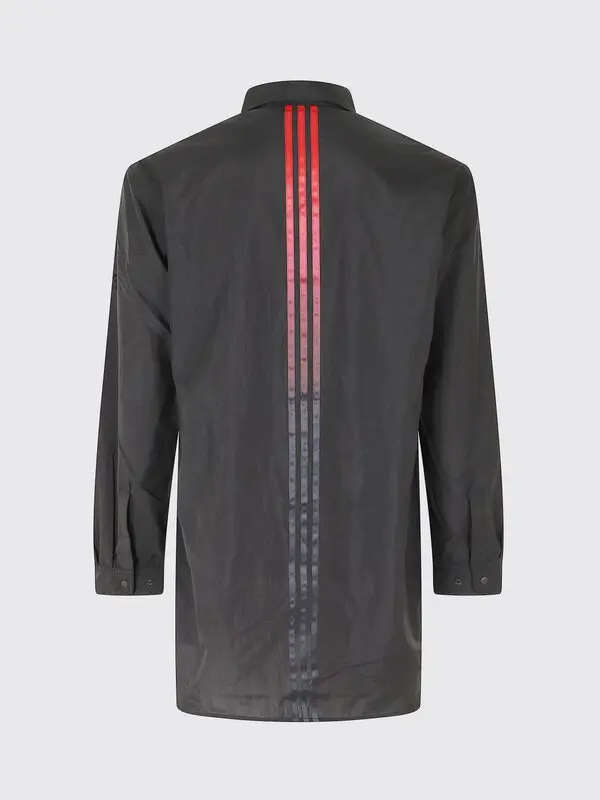 Y3 3-stripes Logo Stretch Technical Fabric Shirt Jacket