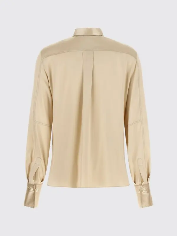 Brunello Cucinelli Slim Fit Stretch Silk Shirt