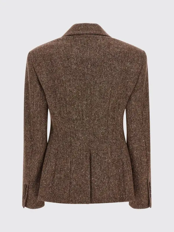 Brunello Cucinelli Double-breasted Wool Blend Blazer