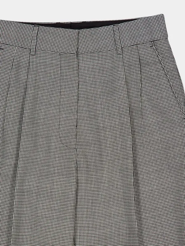 BLAZÉ MILANO Tailored Houndstooth Trousers