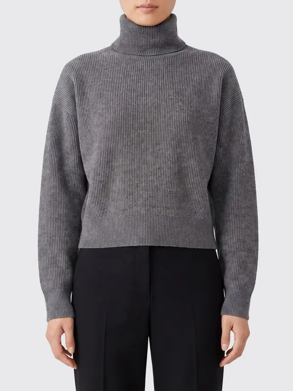 Brunello Cucinelli Ribbed Turtleneck Sweater - Grey
